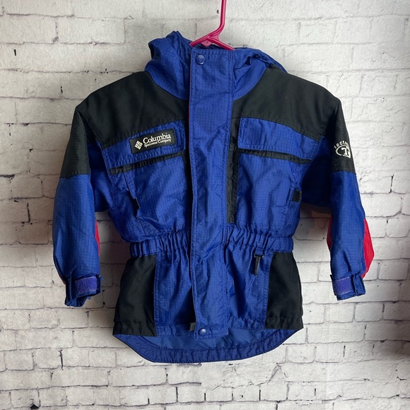 Columbia | Jackets & Coats | Vintage Columbia Ski Jacket Kids Size 45 Blue Color Block | Poshmark